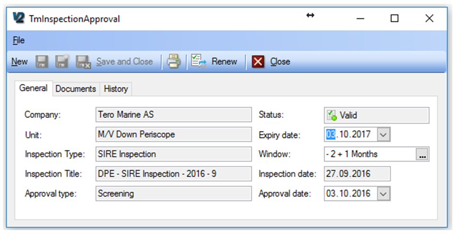 How to Add an Inspection Approval\Acceptance on and Inspection – Ocean ...