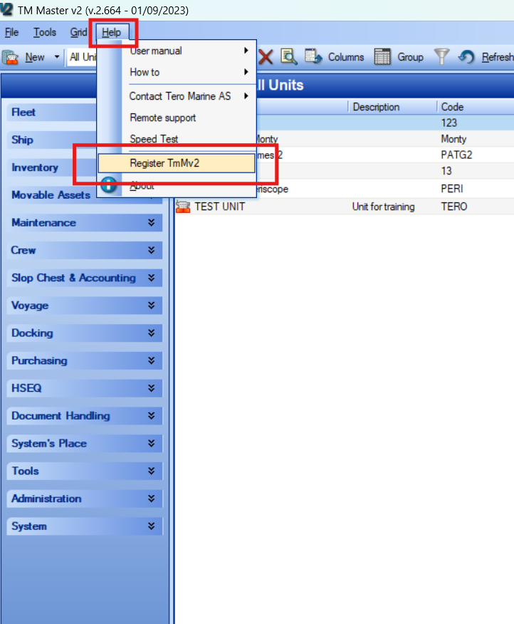 Inserting New TM License – Ocean Technologies Group