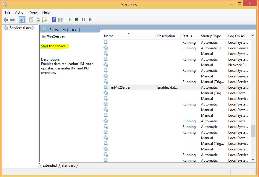 TM Service (Stop, Start, and Restart) – Ocean Technologies Group