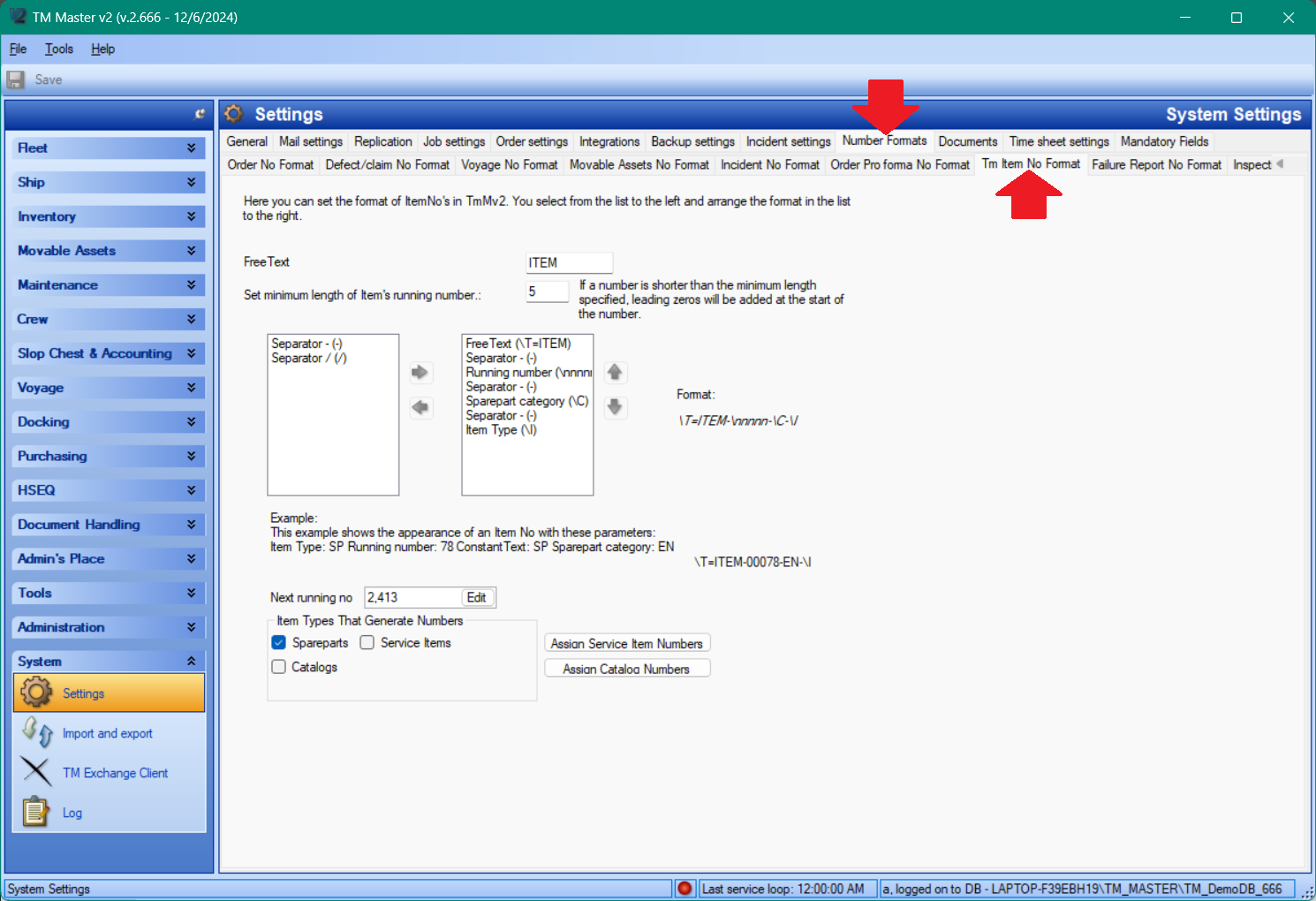 TM Item Number (TM Item No) – Ocean Technologies Group