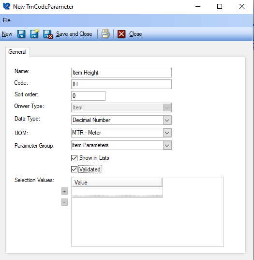 Parameter Codes – Ocean Technologies Group