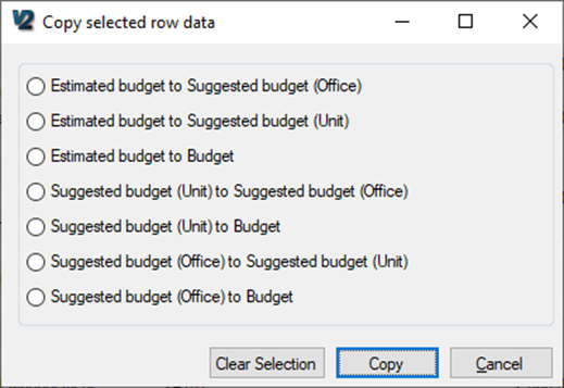 How To Transfer One Or Multiple Budget Figures Between Budget Columns ...