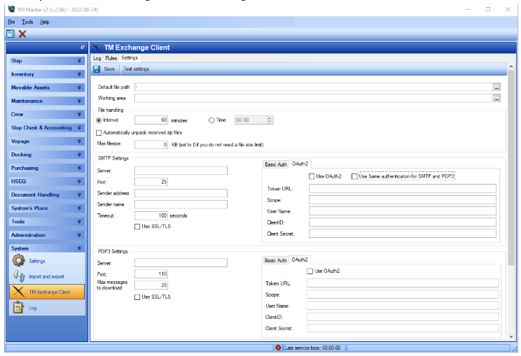 Configure TM Master To Use OAuth2 – Ocean Technologies Group