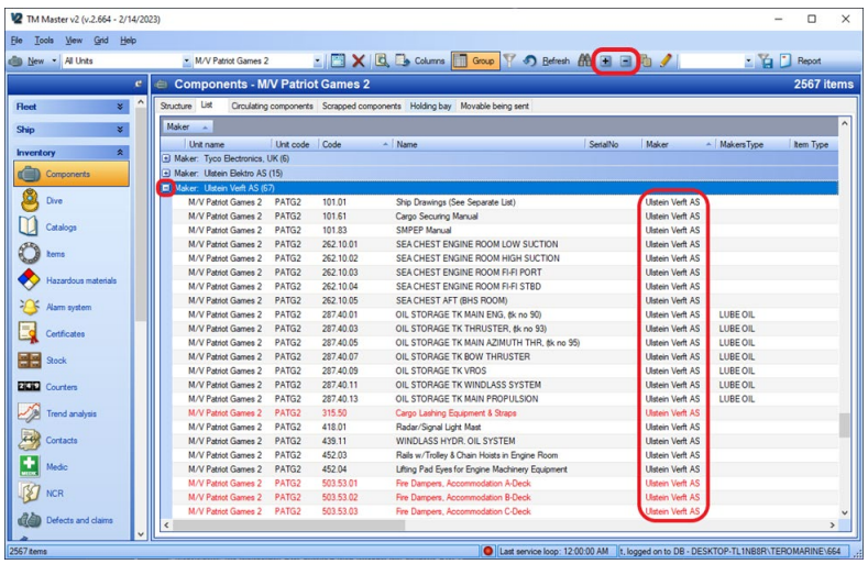 Customising Layout – Ocean Technologies Group