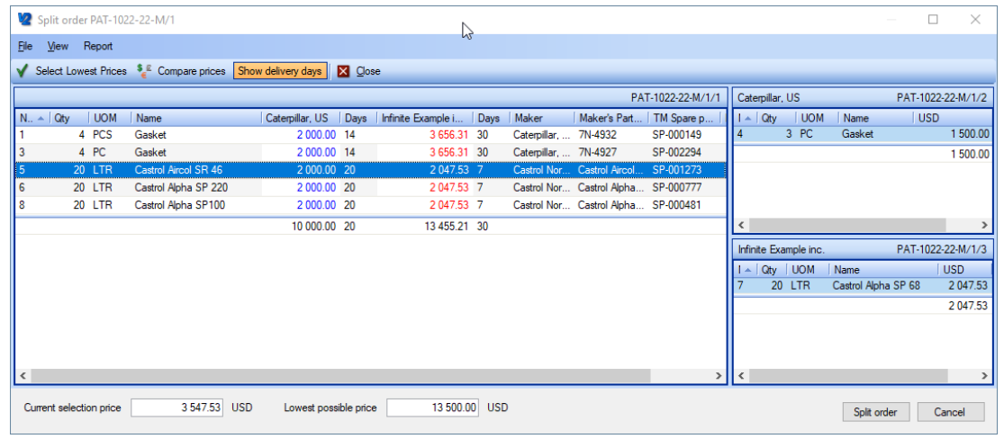 Splitting a Requisition Between Multiple Suppliers – Ocean Technologies ...