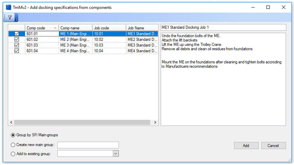 Including a Predefined Docking Job Item in a Docking Project – Ocean ...