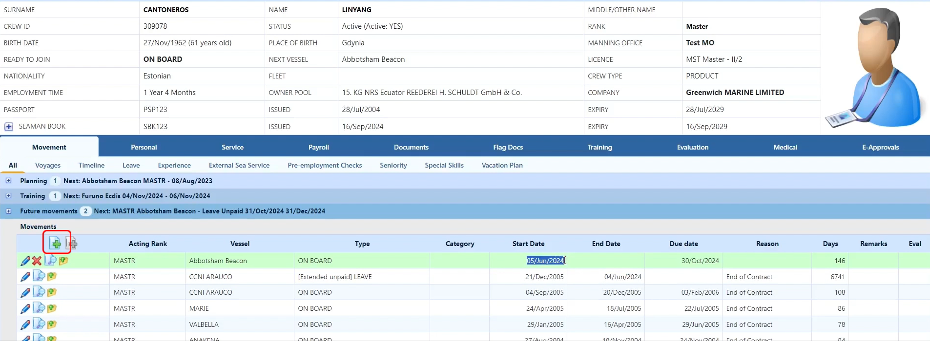 How to Use the Crew Movements on Compas? – Ocean Technologies Group