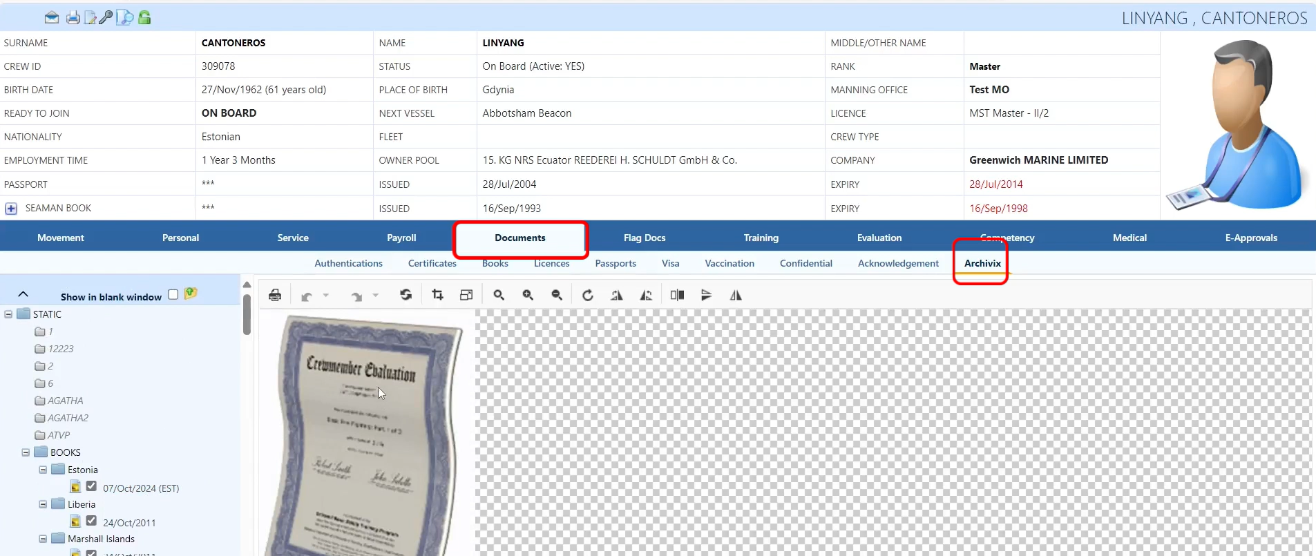 Where to find the Archivix Section on Compas? – Ocean Technologies Group